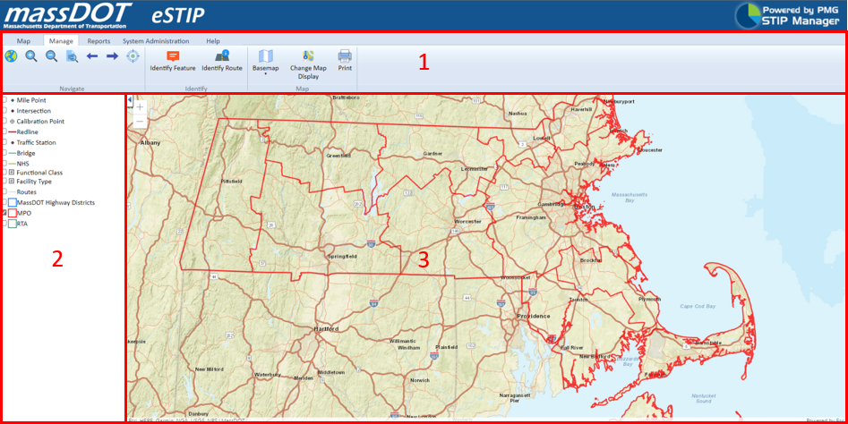 Screen Overview – MassDOT - PMG Software Professionals