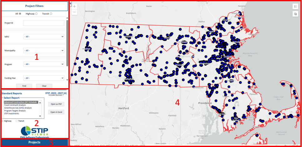 Screen Overview – MassDOT - PMG Software Professionals