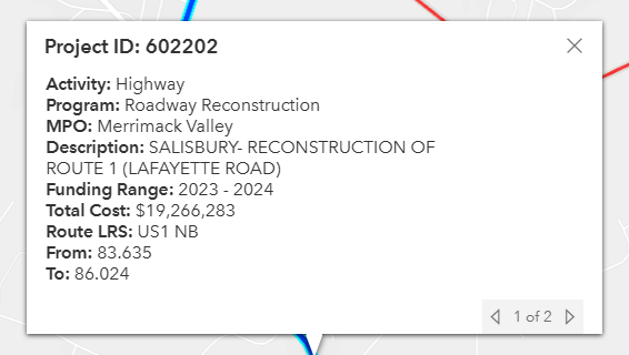 Map Frame – MassDOT - PMG Software Professionals